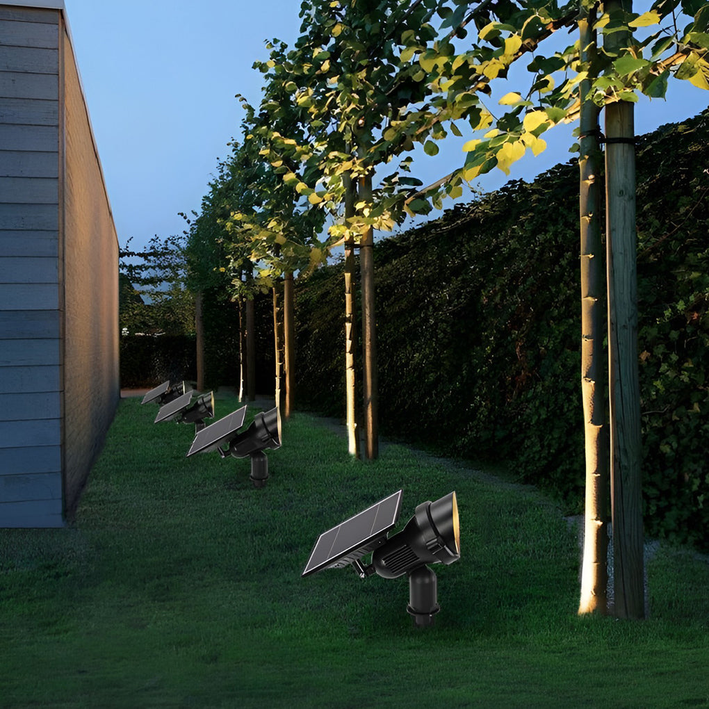 Led Solar Tree Light Outdoor Solar Spot Lights Adjustable – JHOTEC